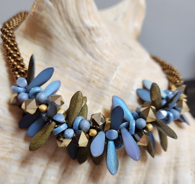 Royal Wedgewood Necklace Kit | Kumihimo With Beads